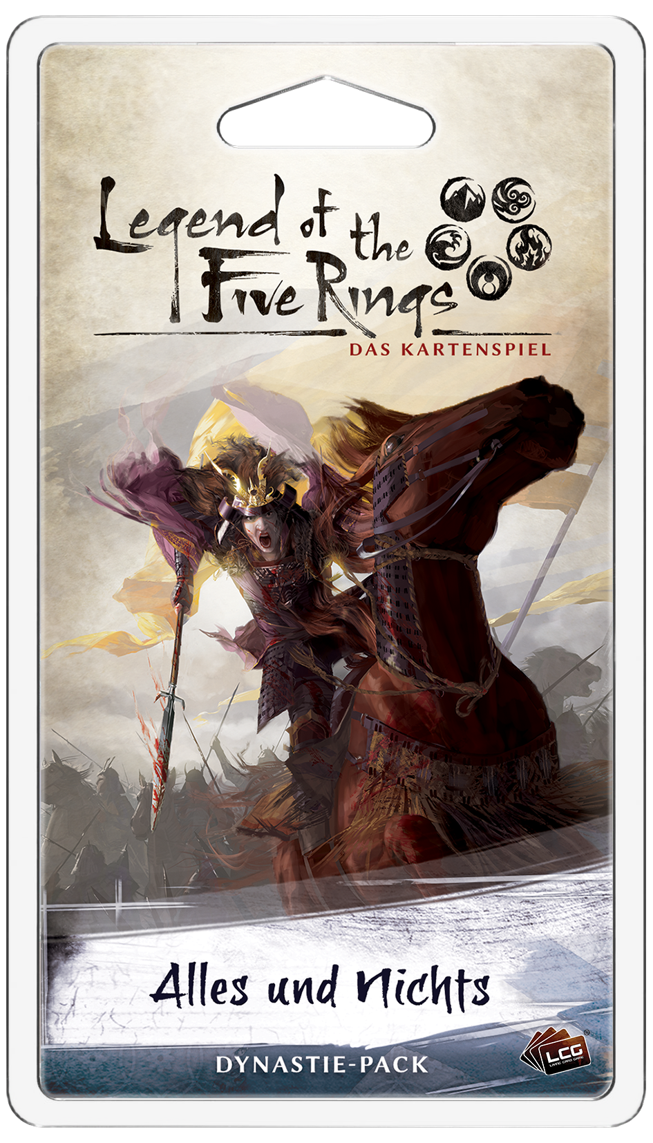 L5R LCG: Alles und Nichts Dynastie-Pack (Elementar-5) - deutsch