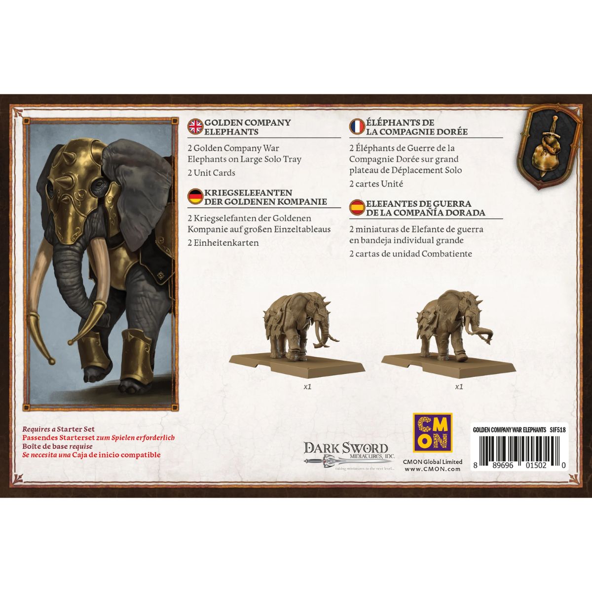 Song of Ice & Fire Golden Company War Elephants